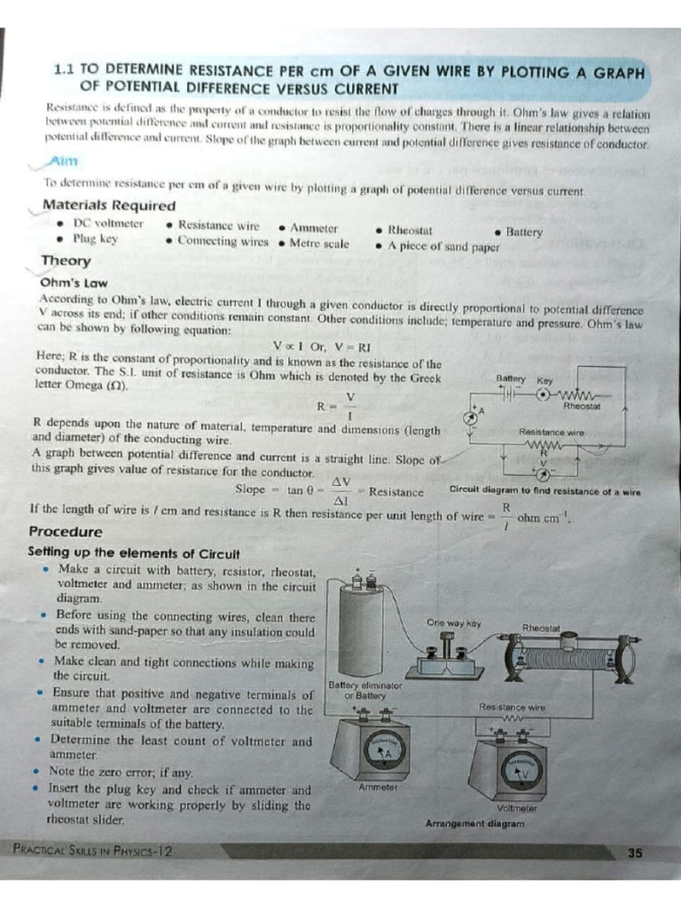 Resistance Per Unit Length | PDF