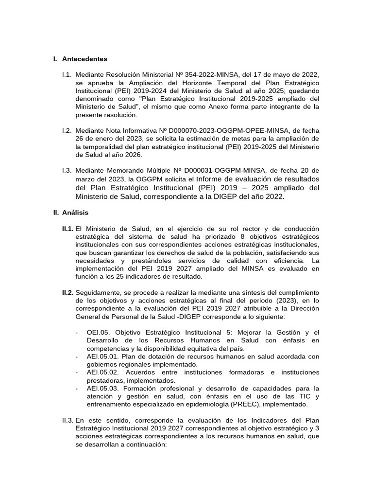 Informe R5022 2024 Digep WMC | PDF | Planificación estratégica | Gestión de recursos humanos