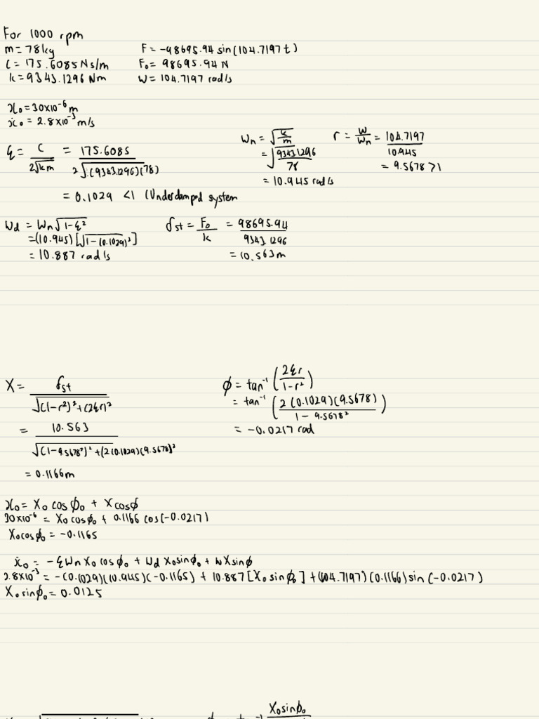 New Equation 1000rpm | PDF