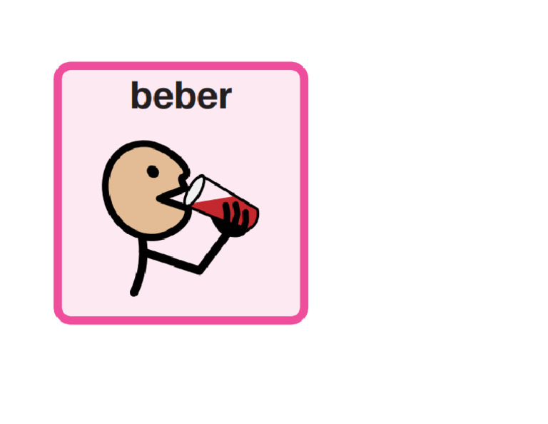Beber Verbo Pictograma | PDF