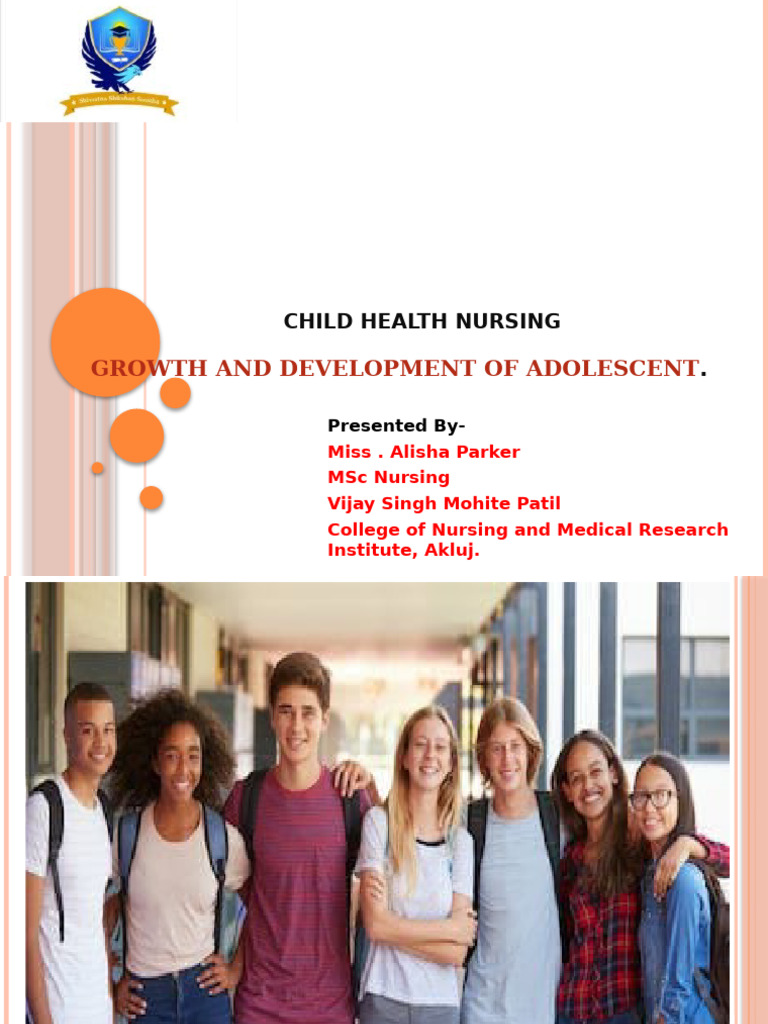Adolescent Growth and Development Overview | PDF | Adolescence | Puberty