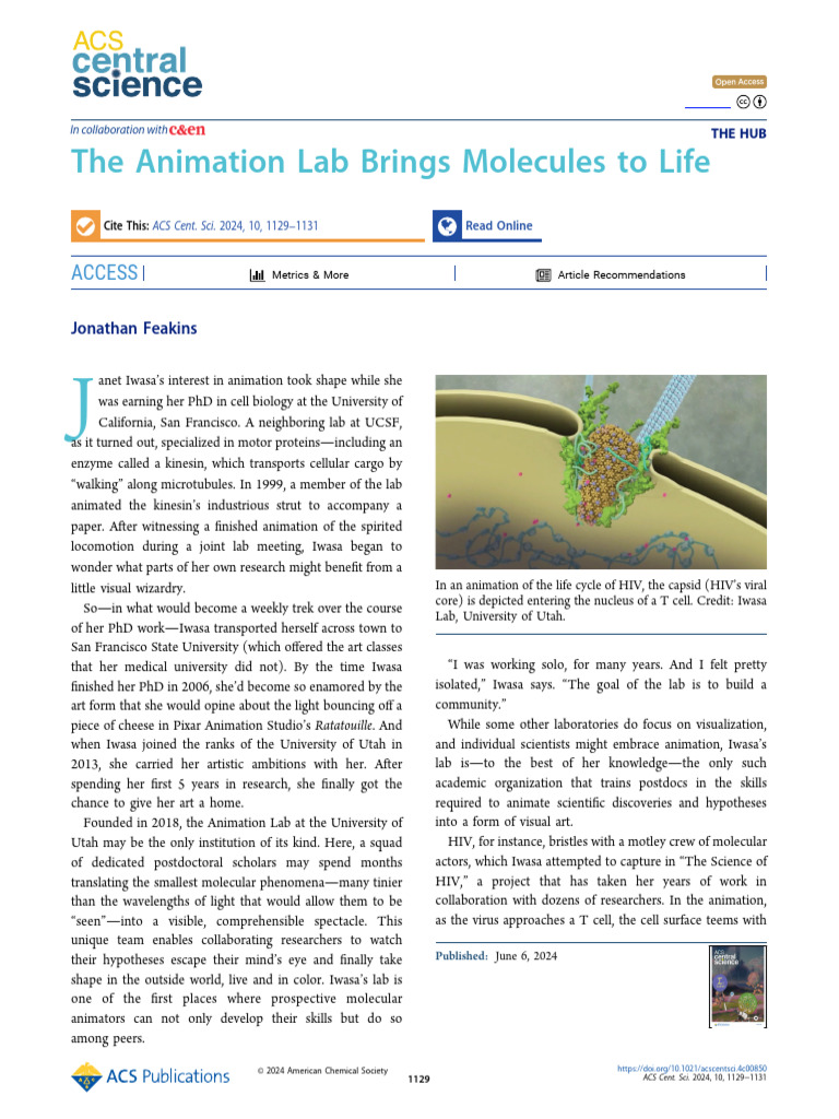 The Animation Lab Brings Molec | PDF | Cell (Biology) | Cell Biology The Animation Lab Brings Molec | PDF | Cell (Biology) | Cell Biology