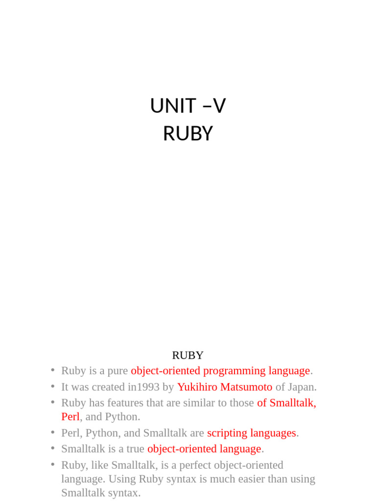 SL_UNIT-V FINAL | PDF | String (Computer Science) | Parameter (Computer Programming)