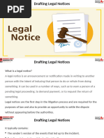 Basic Format For Legal Notice | PDF
