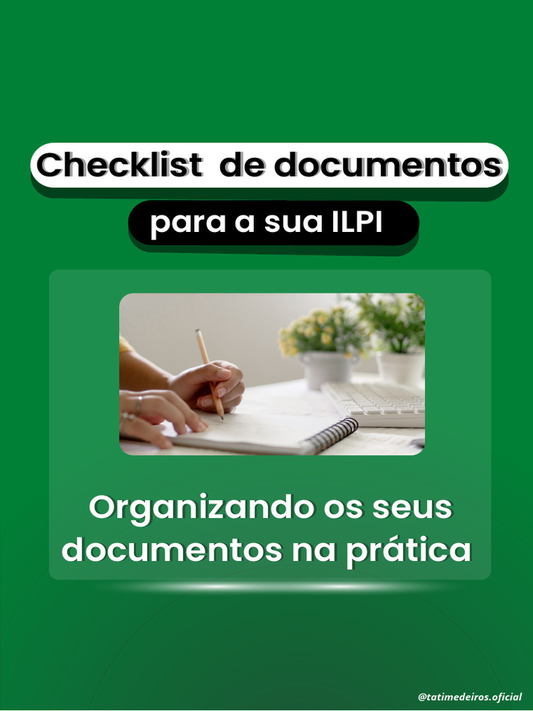 Checklist de Documentos Para Sua Ilpi Final | PDF | Enfermagem | Sistema de saúde