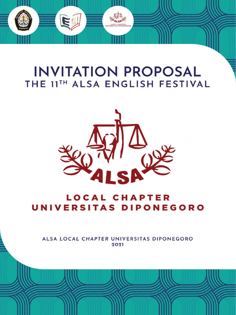 Proposal Undangan The 11th ALSA English Festival | PDF | United Nations Development Programme ...