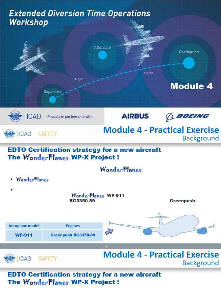 EDTO Module 4 - Practical - Exercise - Slides | PDF | Reliability Engineering | Airplane