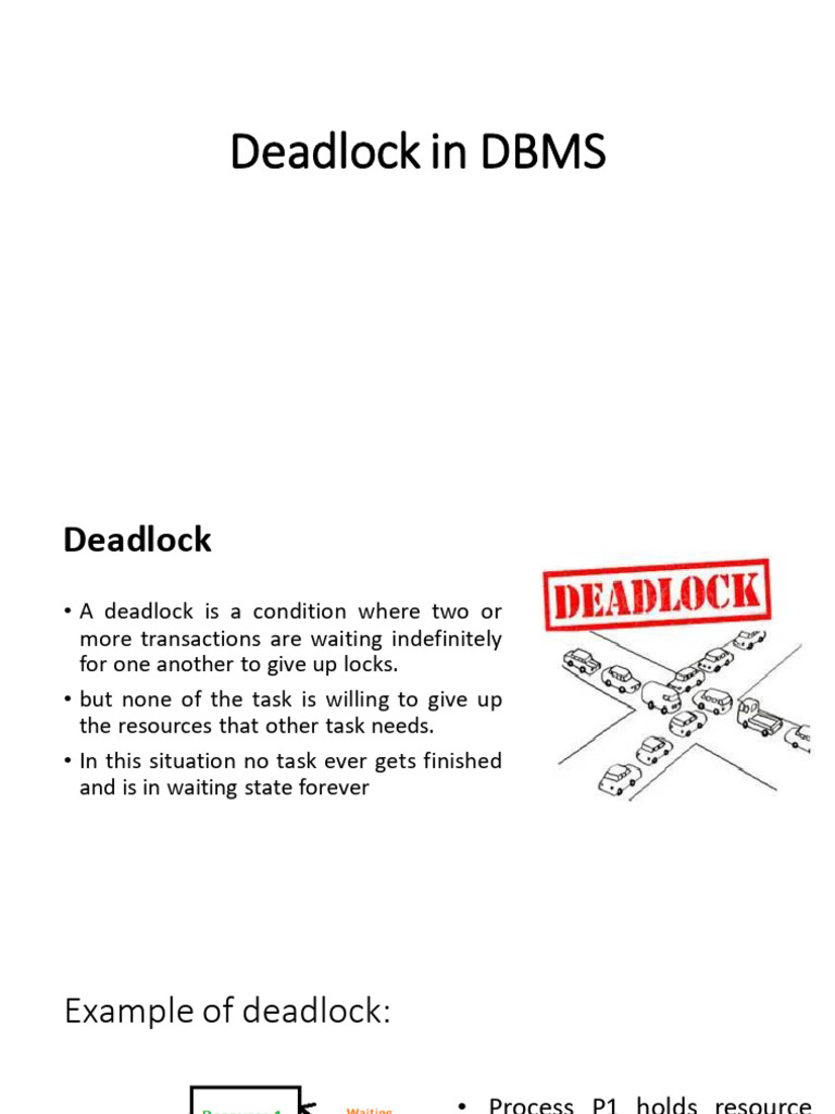 Deadlock | PDF | Data Management | Computing
