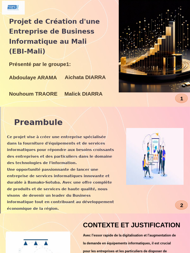 Projet EBI Groupe1 | PDF | Informatique | Serveur (Informatique)