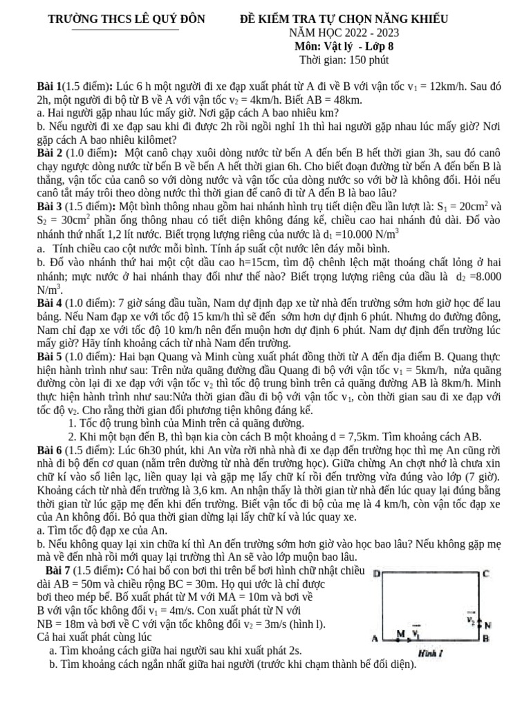 TCNK Lí 8 GK1 21.22 | PDF