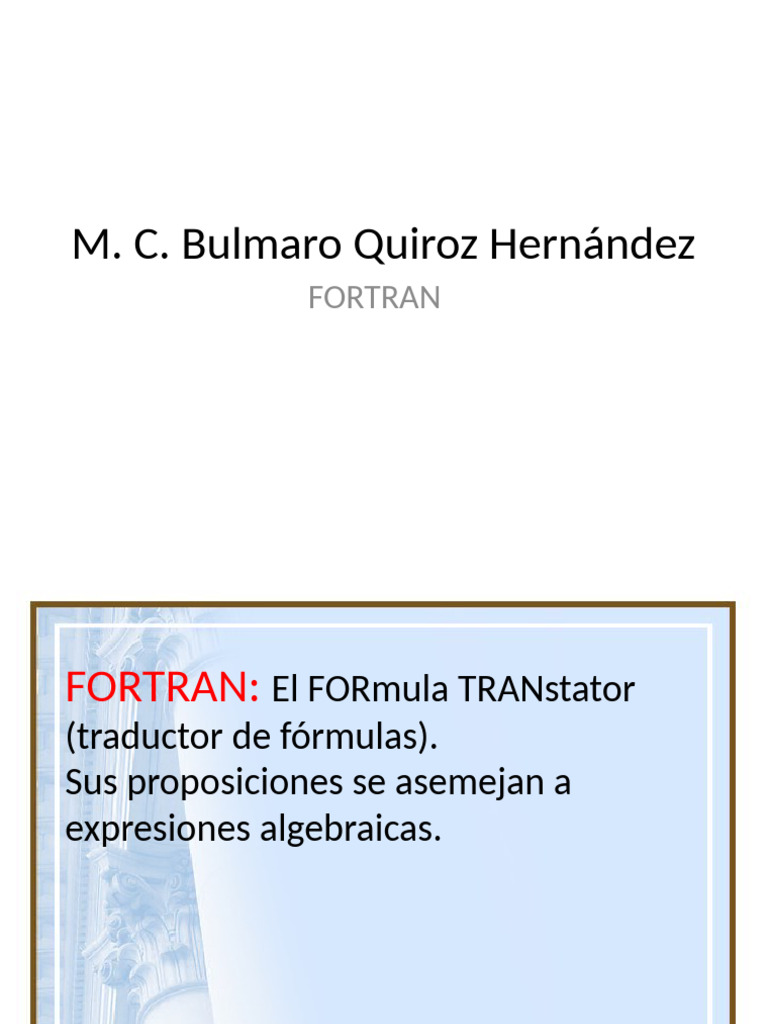Fortran Presentacion 19 | PDF | Archivo de computadora | Programación