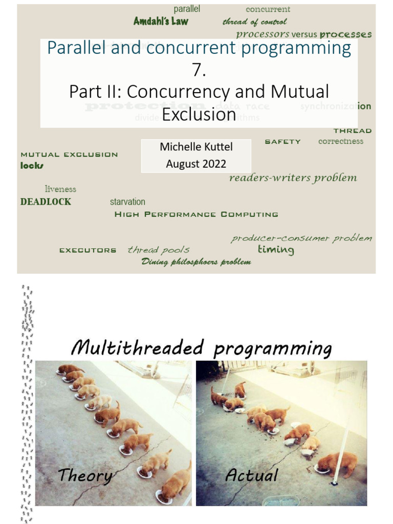 PCP 2022 7 MutualExclusion | PDF | Concurrent Computing | Thread (Computing)