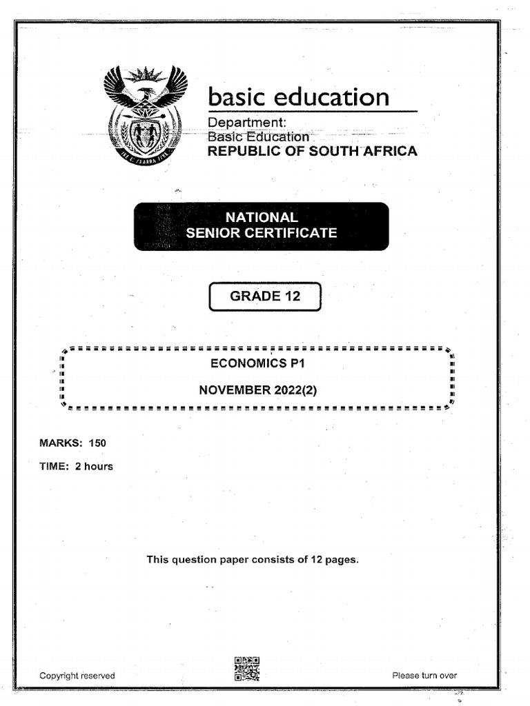 Economics Rewrite P1 | PDF