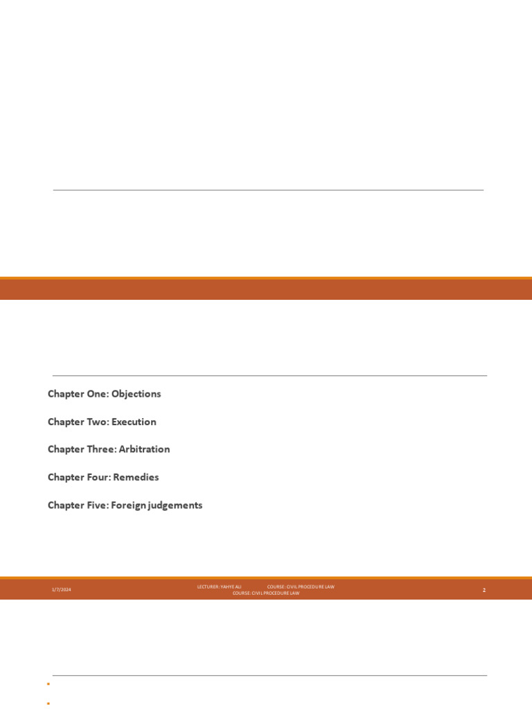 Civil Procedure Law 2 Chapter One | PDF | Appeal | Judgment (Law)