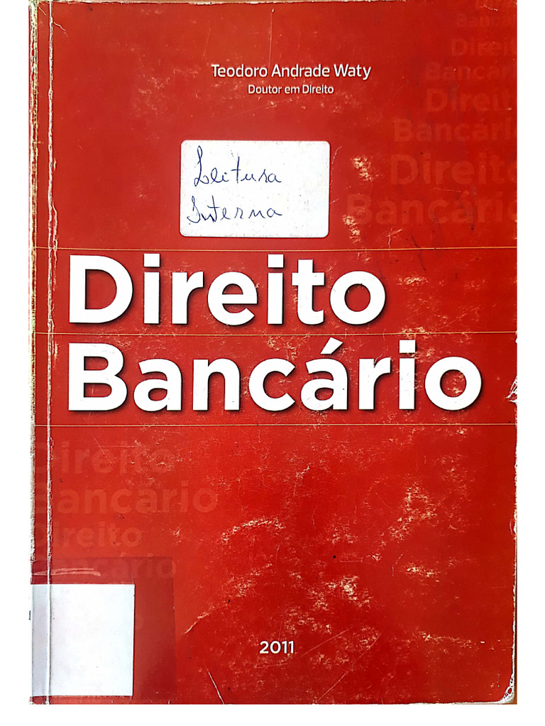Teodoro Andrade Waty Direito Bancario | PDF