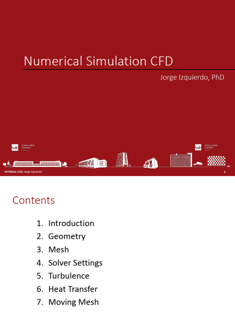 CFD Numerical Simulation Guide | PDF | Computational Fluid Dynamics ...
