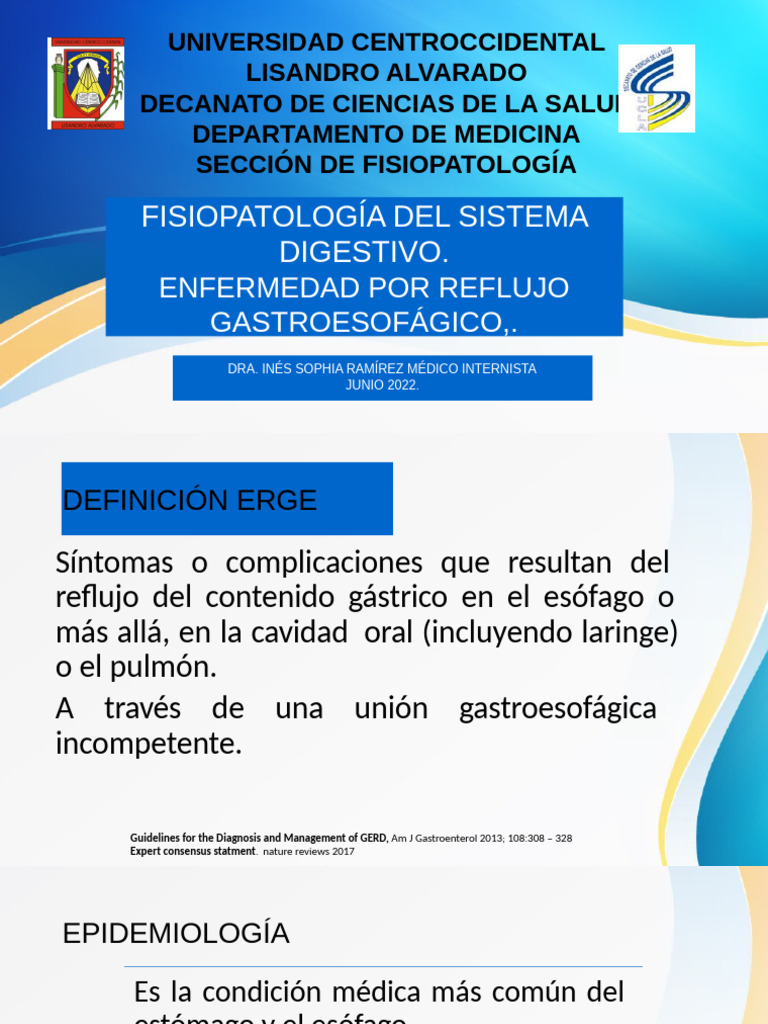 Erge 2022 | PDF | Esófago | Estómago