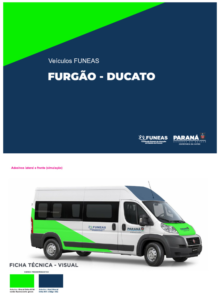 Ficha Técnica Plotagem Van Passageiros (2024) | PDF