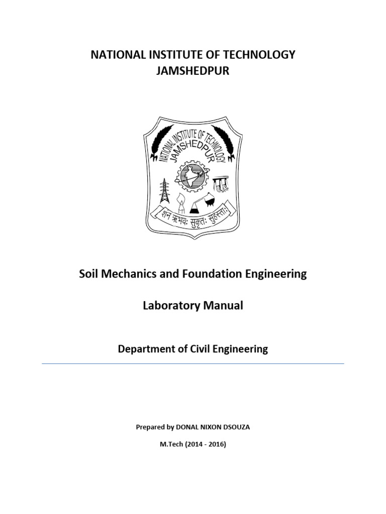 Geotech Lab Manual-1 | PDF | Particle Size Distribution | Soil