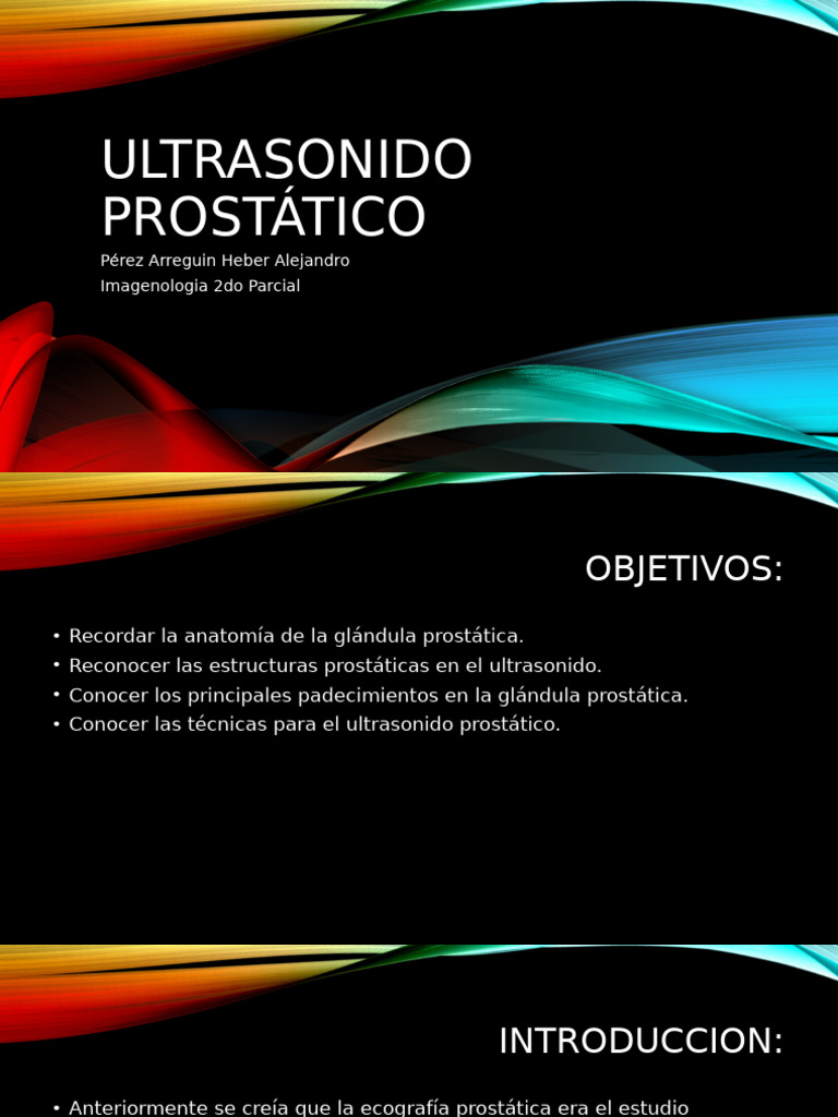 Ultrasonido Prostático | PDF | Próstata | Medicina CLINICA