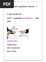 L&T Mindtree Case Study | PDF | Mergers And Acquisitions | Takeover