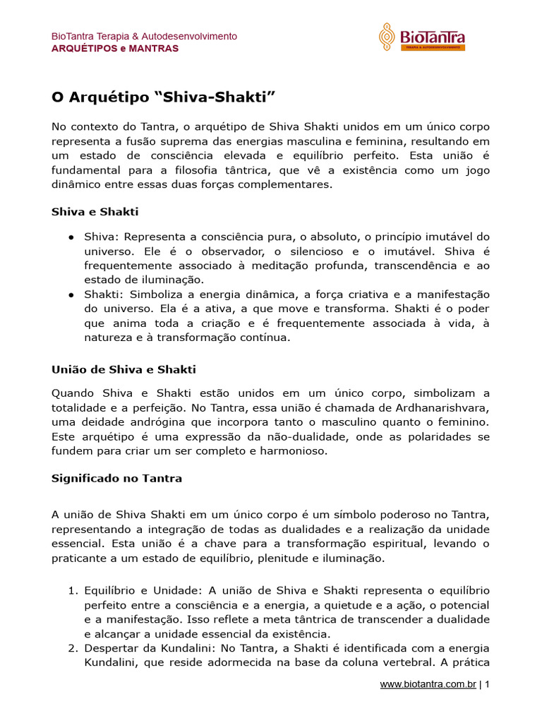Shiva Shakti | PDF | Espiritualidade