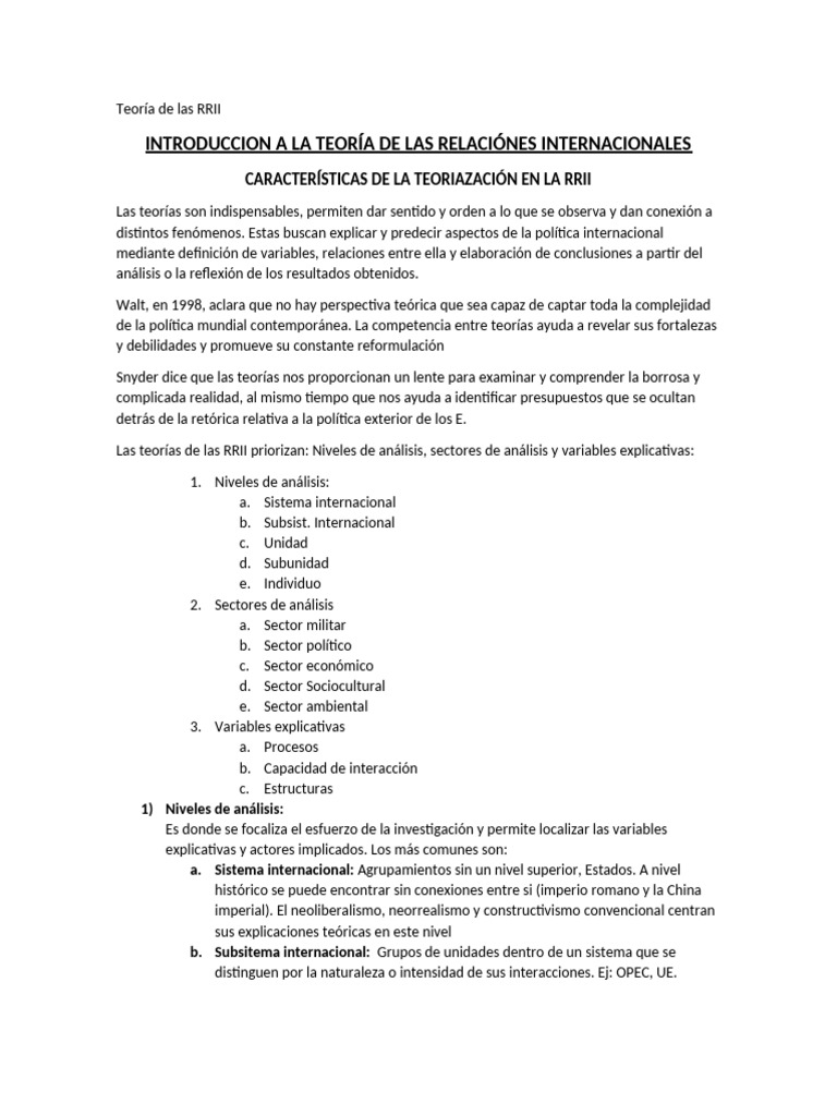 Resumen Lecturas 1 - 4 | PDF | Realismo filosófico | Pensamiento