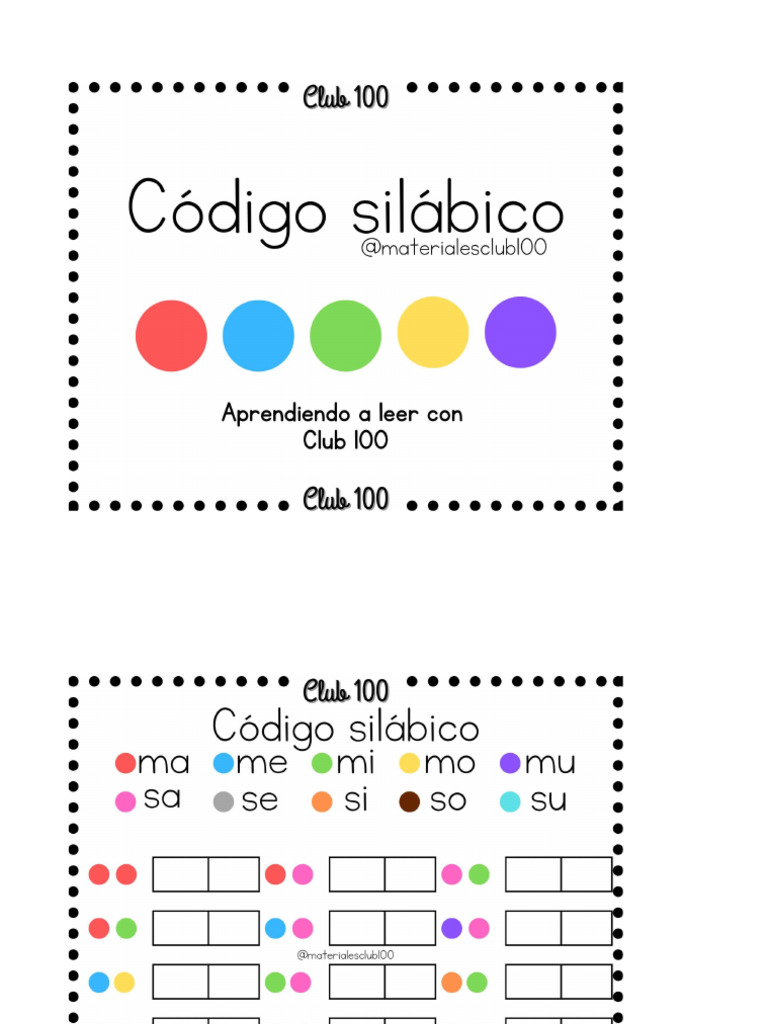 Codigo Silábico | PDF