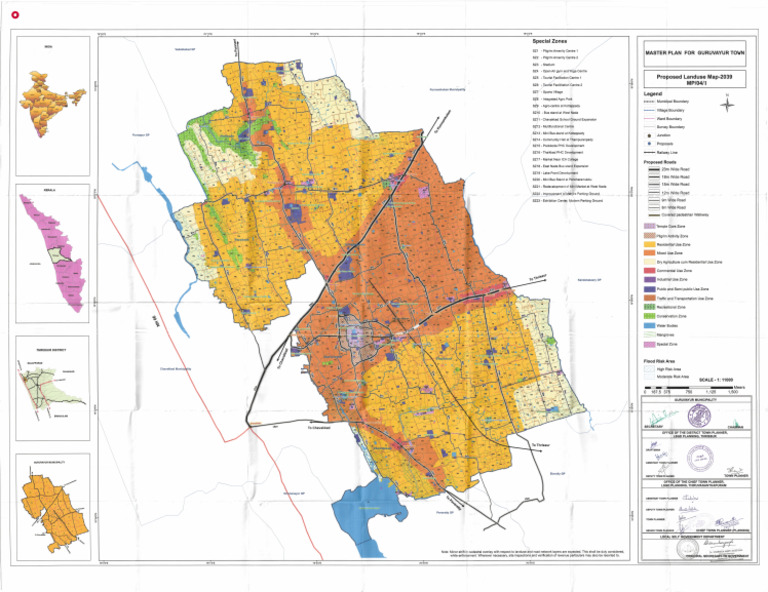 Guruvayoor Master Plan Sanctioned 2024 | PDF