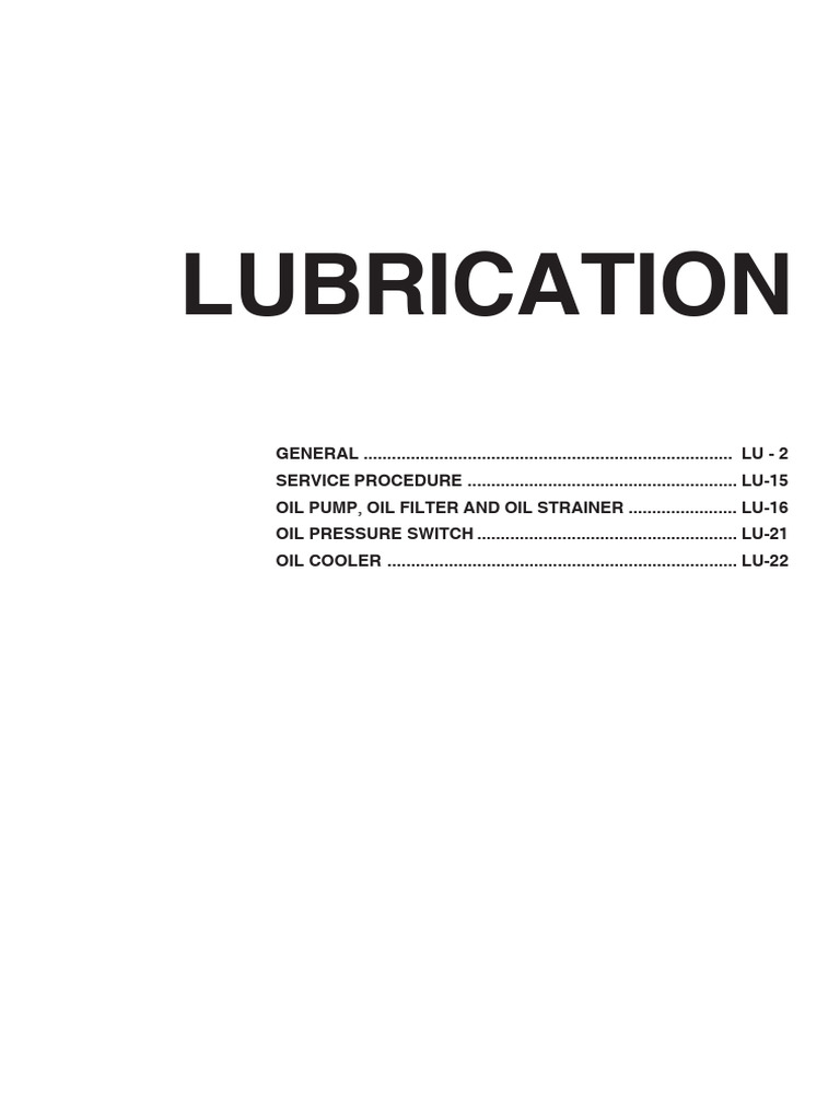 D4AF Lubrication | PDF | Pump | Motor Oil