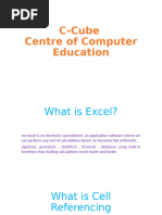 Excel Theory and Features Overview | PDF | Spreadsheet | Microsoft Excel