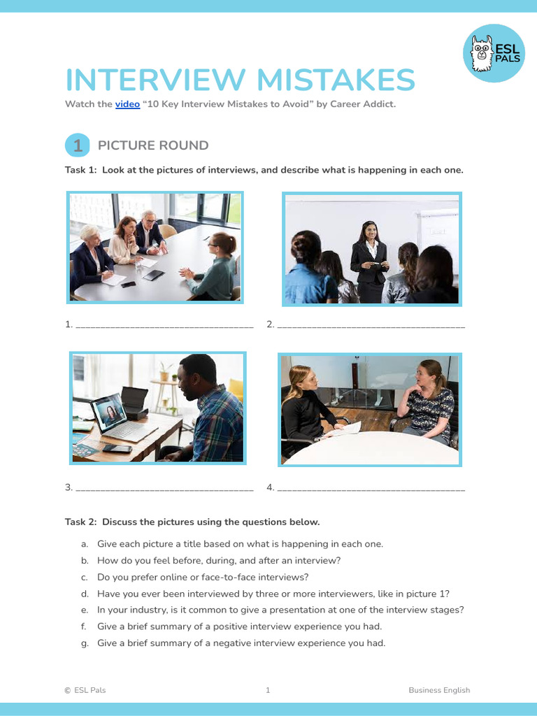 (TV) Interview Mistakes | PDF | Job Interview | Interview