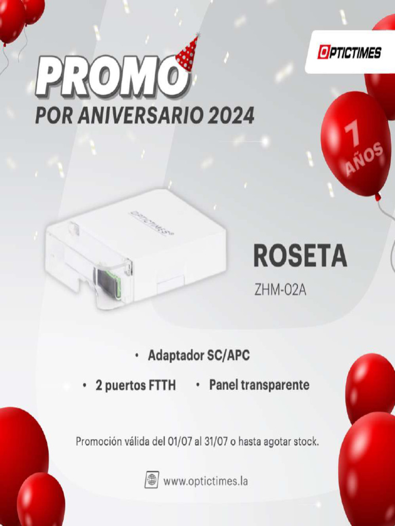 Promocion de Aniversario | PDF