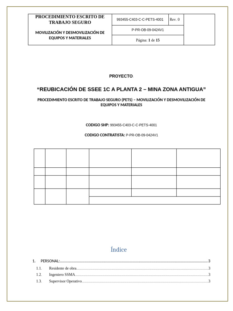 C403 C C PETS 4001 - Rev0 | PDF