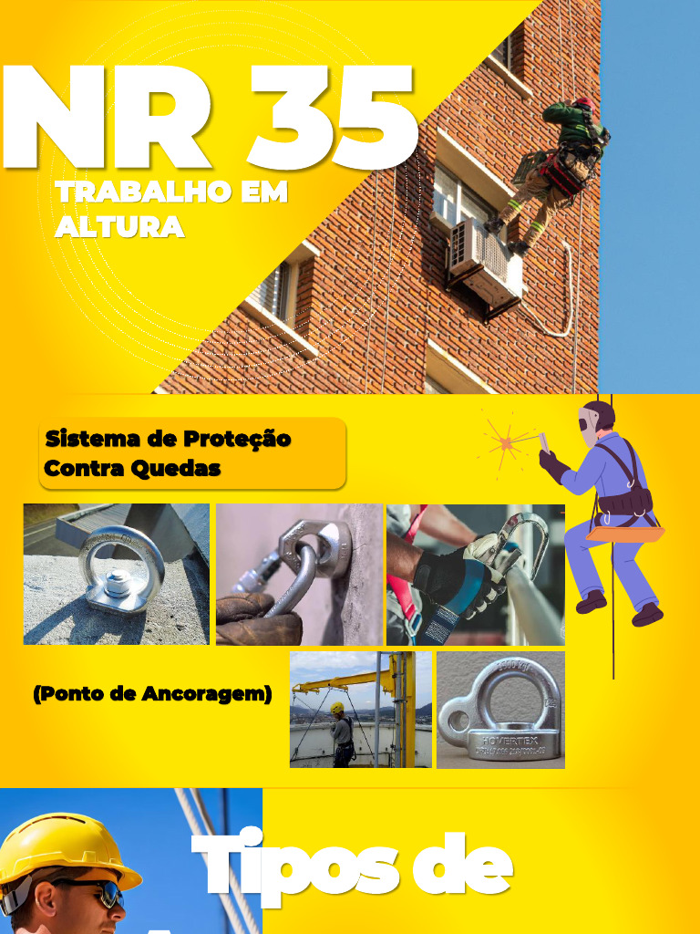 Tipos de Ancoragem NR35 | PDF | Parafuso