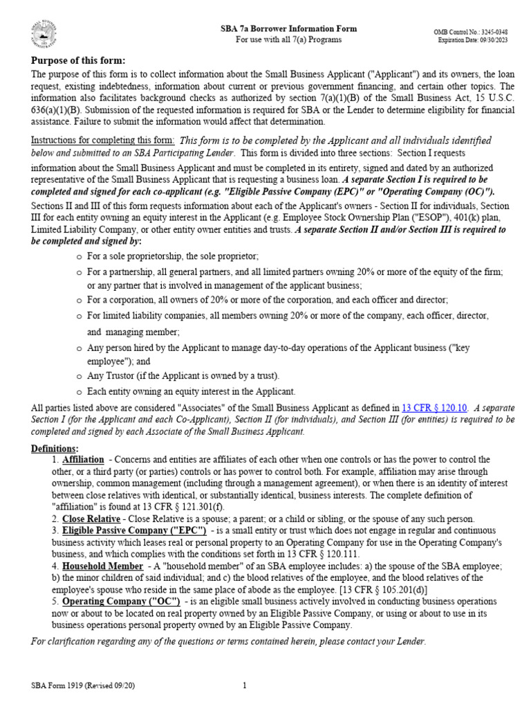 Form 1919 - 10-21-2020-Rev 508 r2 - 0 | PDF | Occupational Safety And ...