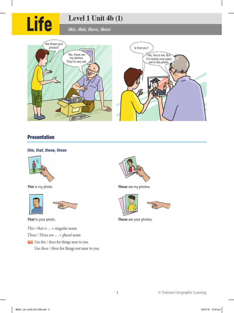 Demonstrating This, That, These, Those | PDF | Linguistics | Languages