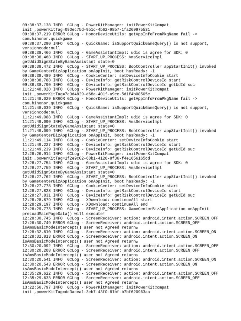 PowerKitManager Initialization Logs | PDF | Technology & Engineering