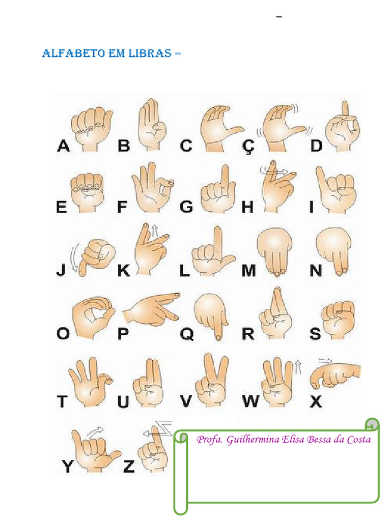 Alfabeto em Libras | PDF