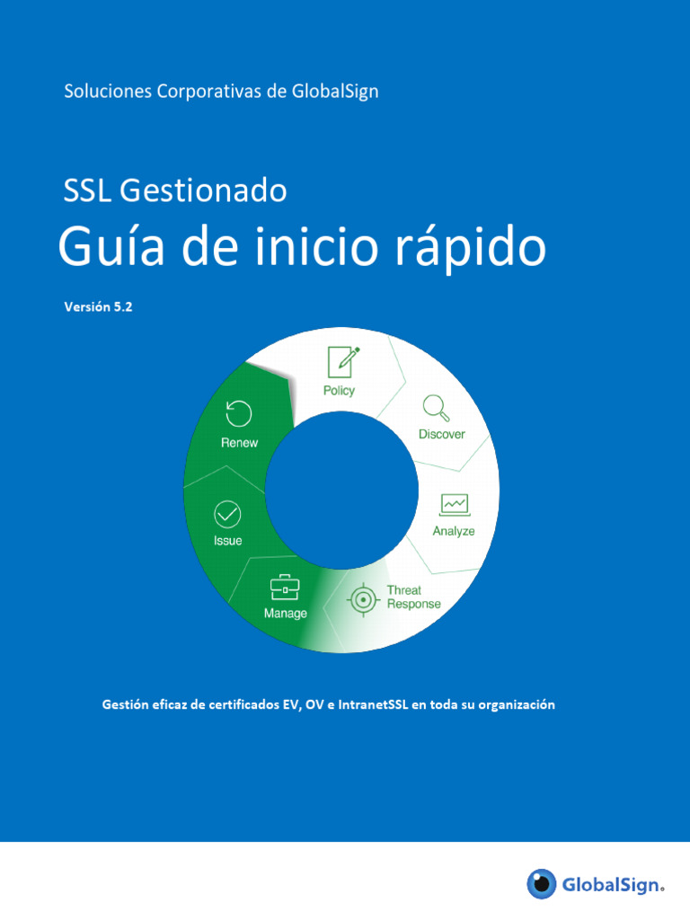 Globalsign MSSL Quick Start Guide v5.2 ES | PDF | Transport Layer ...