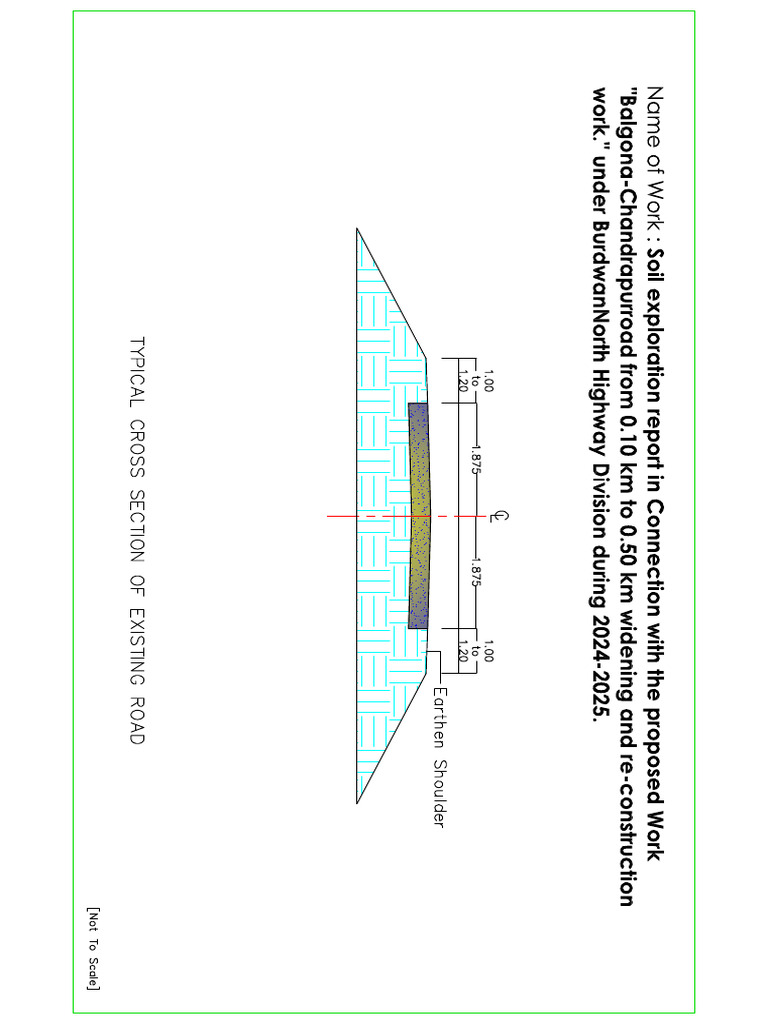Cross Section of Road Model (1) | PDF