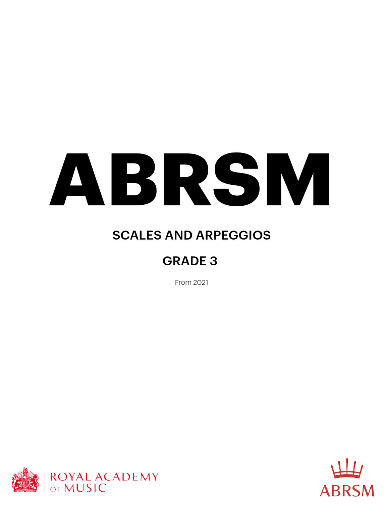ABRSM Grade 3 Scales & Arpeggios PDF | PDF