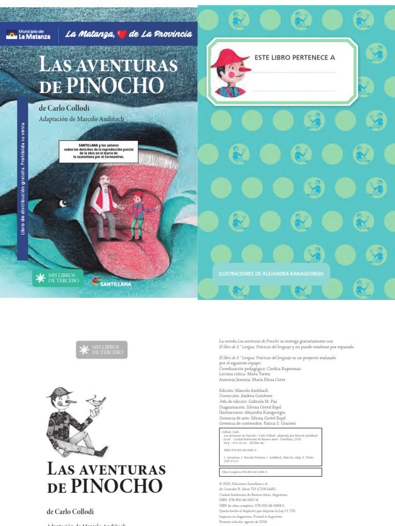 LAS AVENTURAS DE PINOCHO | PDF | Pinocho
