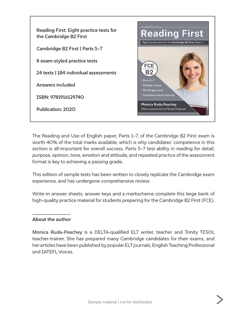 Cambridge b2 Reading | PDF | Waiting Staff | Restaurants