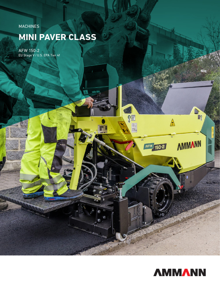 Mini Paver Class Brochure Mpb-2323-02-En 210222 | PDF | Vehicles ...