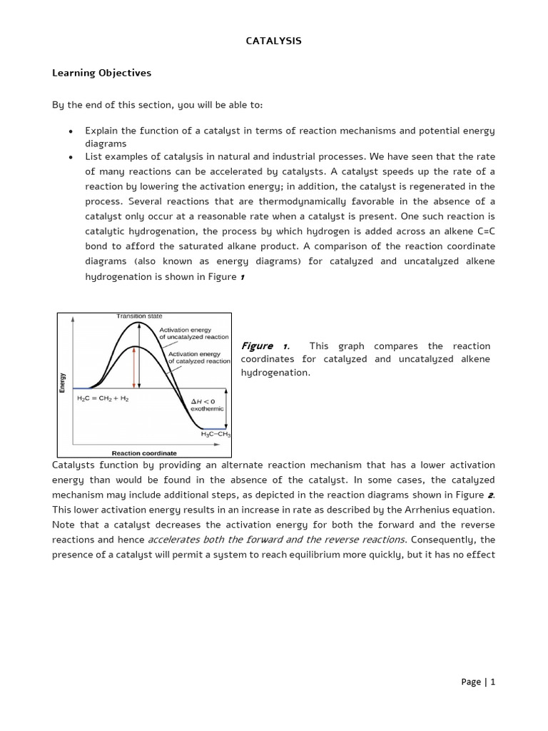 Kinetics CATALYSIS | PDF | Catalysis | Active Site