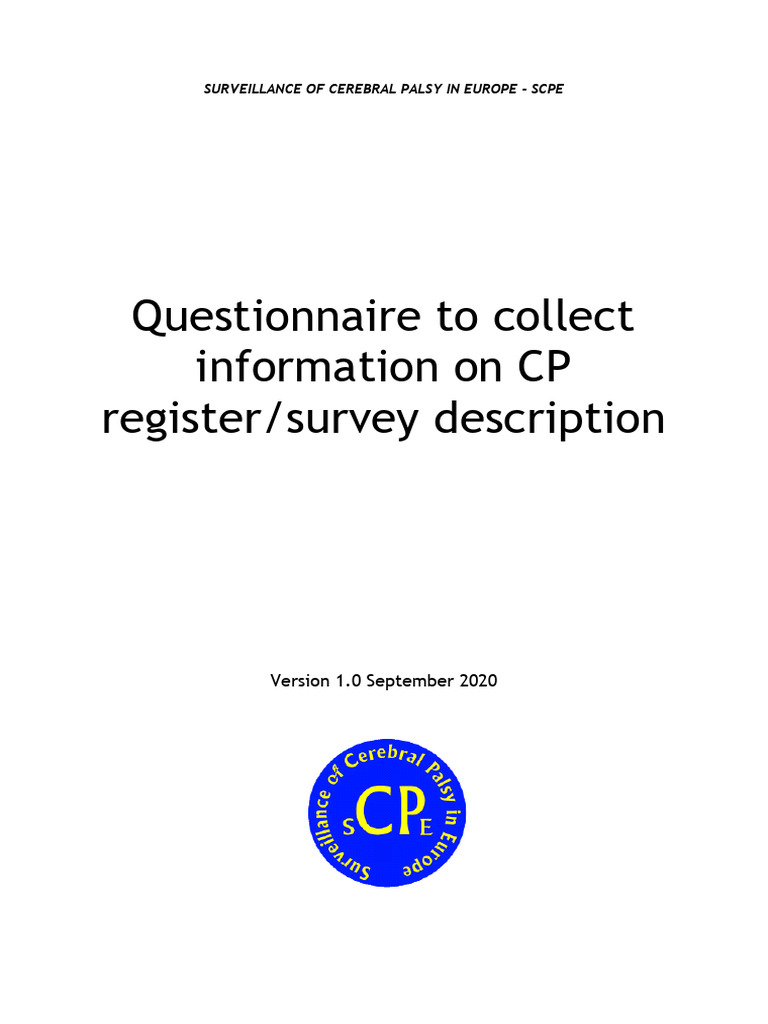 JRC-SCPE-C15-Norway-questionnaire-2020 | PDF | Nordic Countries | Health Care