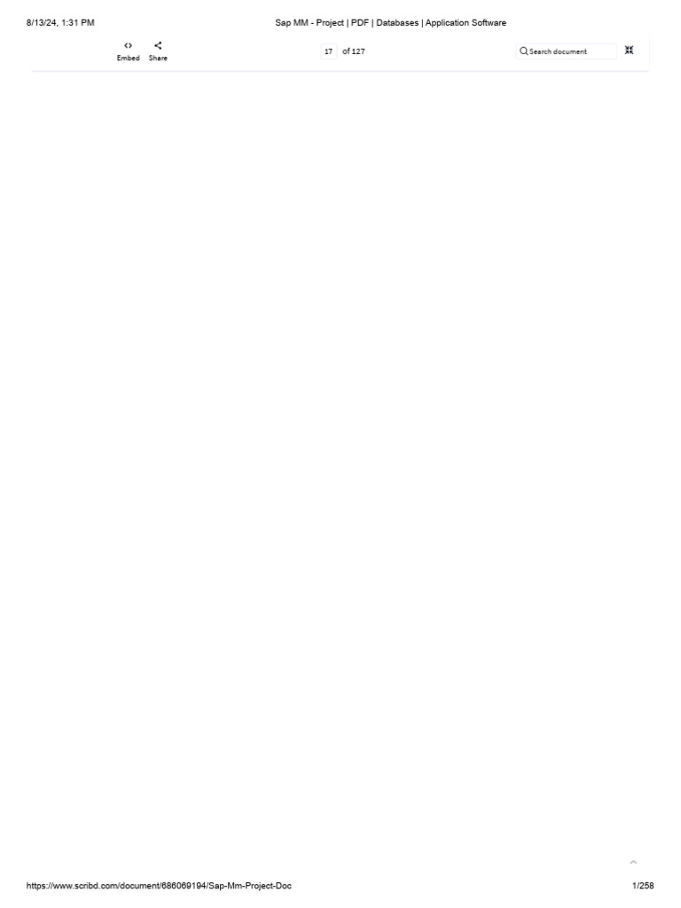 Sap MM - Project - PDF - Databases - Application Software | PDF ... Sap MM - Project - PDF - Databases - Application Software | PDF ...