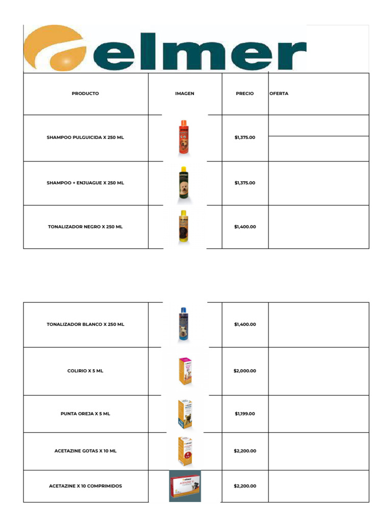 Catálogo - ELMER | PDF