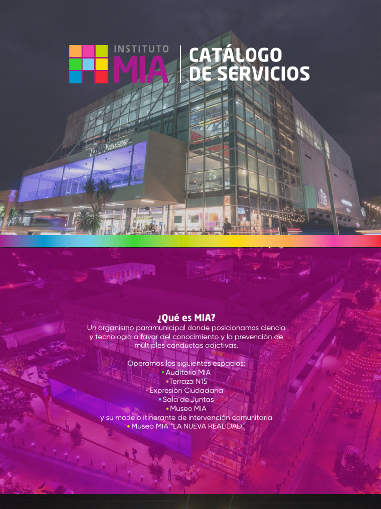Catalogo de Servicios Instituto Mia | PDF